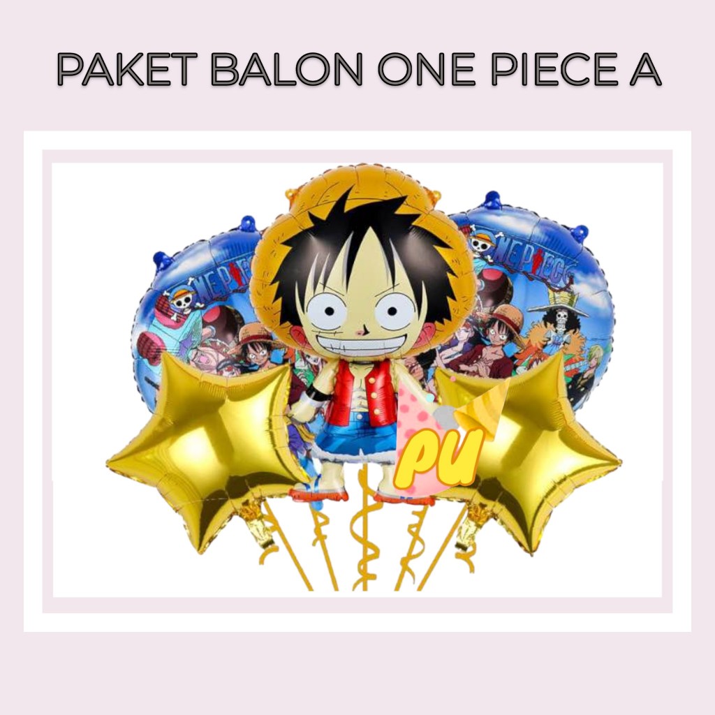 Jual Paket Balon ONE PIECE A / Dekorasi Ulang Tahun One Piece | Shopee ...