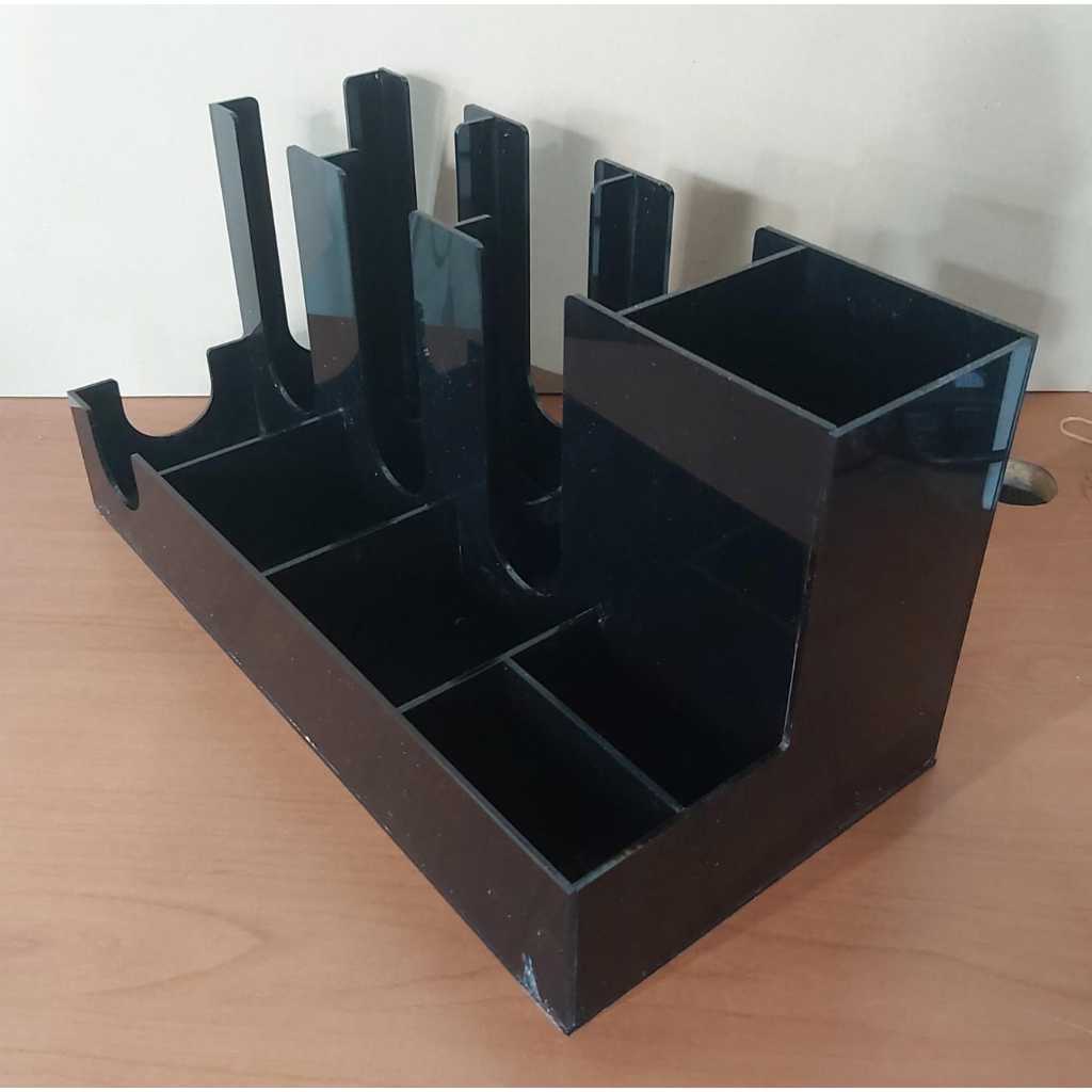 Jual Rak Paper Cup Coffee Paper Cup Holder Organizer Akrilik 9 Slot ...