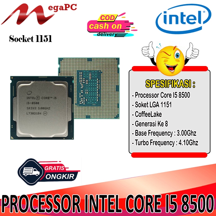 Jual Processor Intel Core I5 8500 Soket LGA 1151 / CoffeLake Generasi 8 | Shopee Indonesia