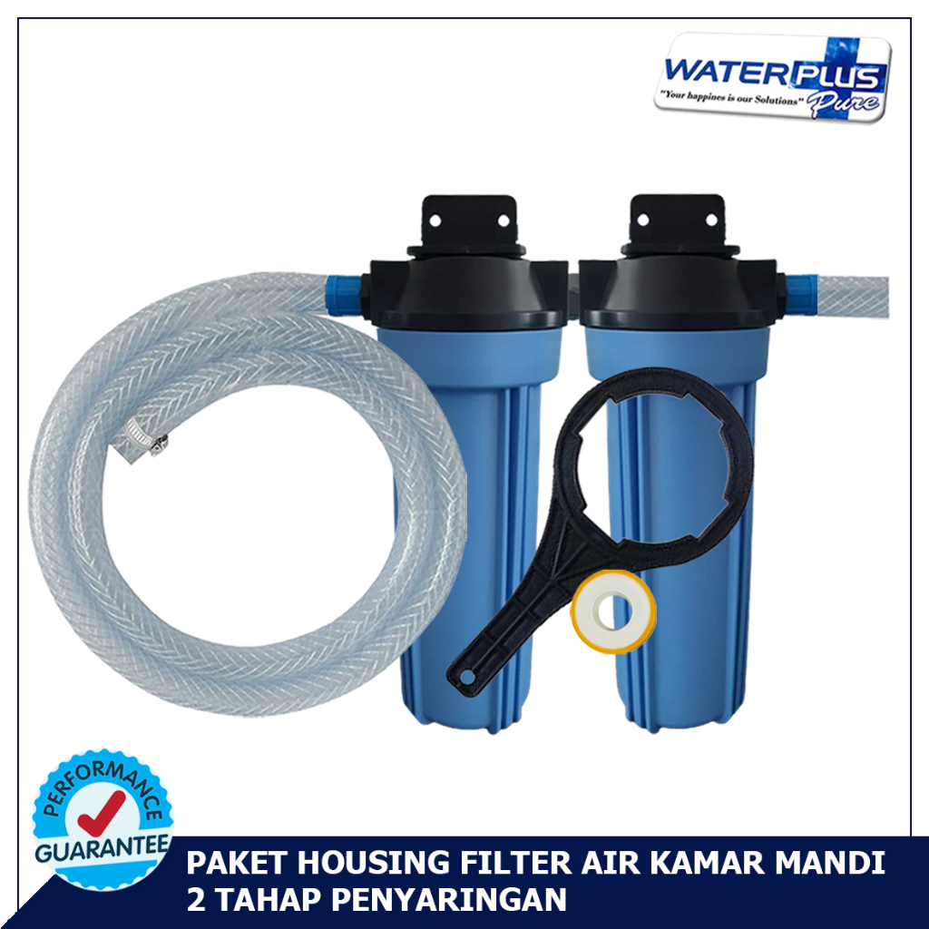 Jual Housing Filter Air 10 Inch - Paket Filter Air 2 Tahap Kamar Mandi ...