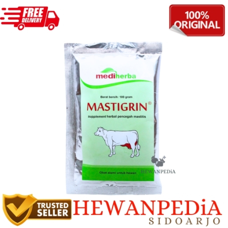 Jual MASTIGRIN 100 gr Hewanpedia - obat herbal mengobati gejala mastitis dan memperlancar ...