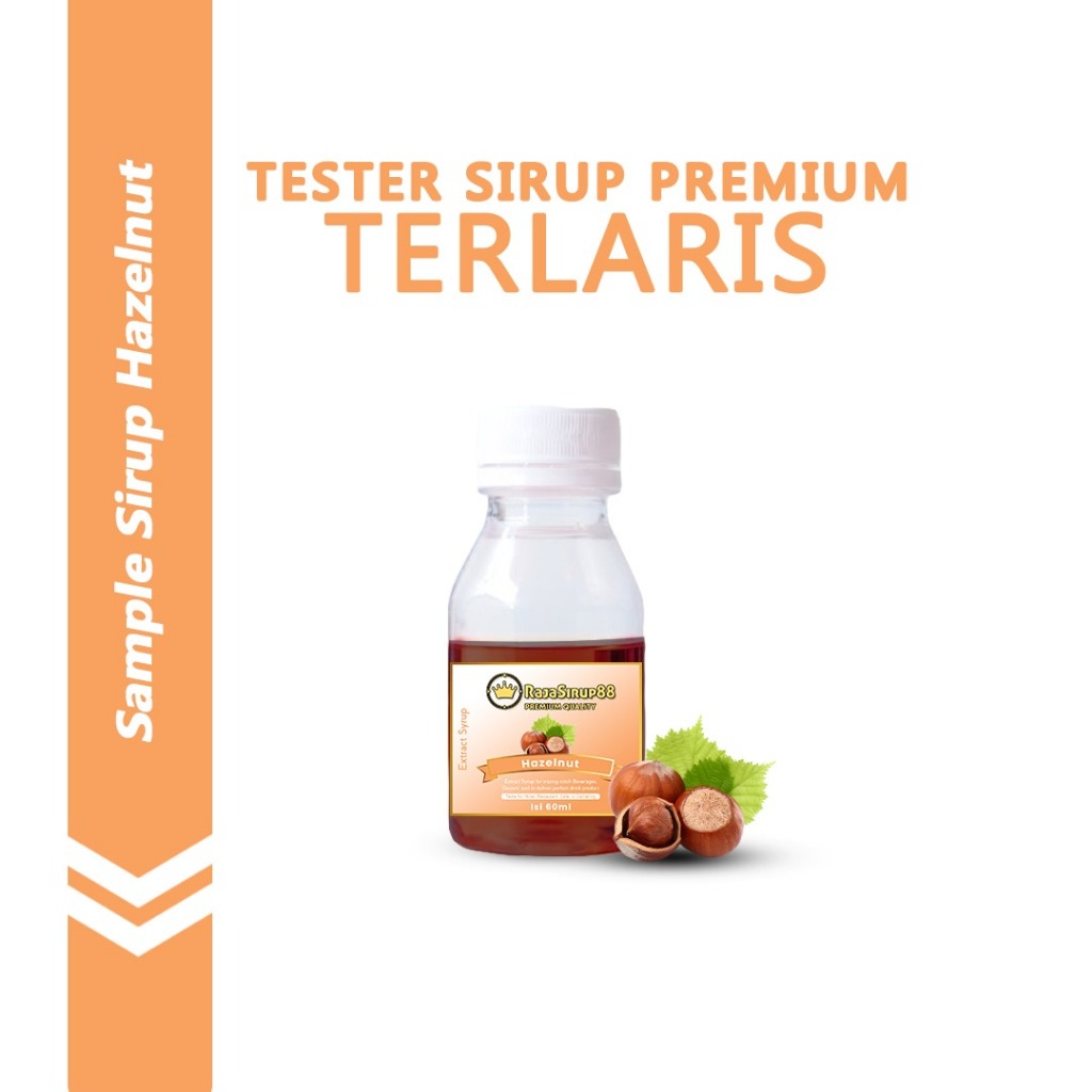 Jual Sample Sirup Premium Rasa Hazelnut Tester Minuman Sirop Flavour ...