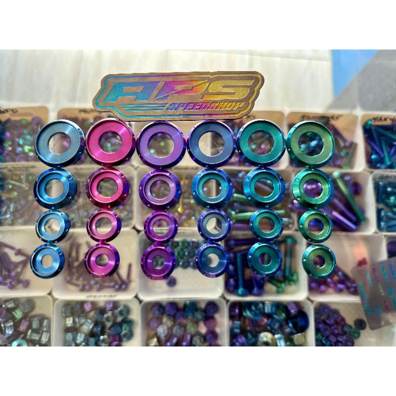 Jual RING Titanium Besar M6 M8 M10 M12 GR5 | Shopee Indonesia