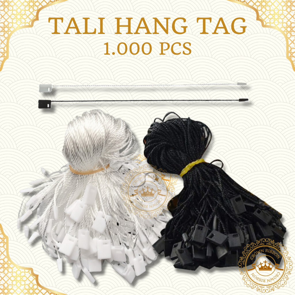 Jual Tali Hang Tag @1000 pcs Tali Hangtag kualitas terbaik | Shopee ...