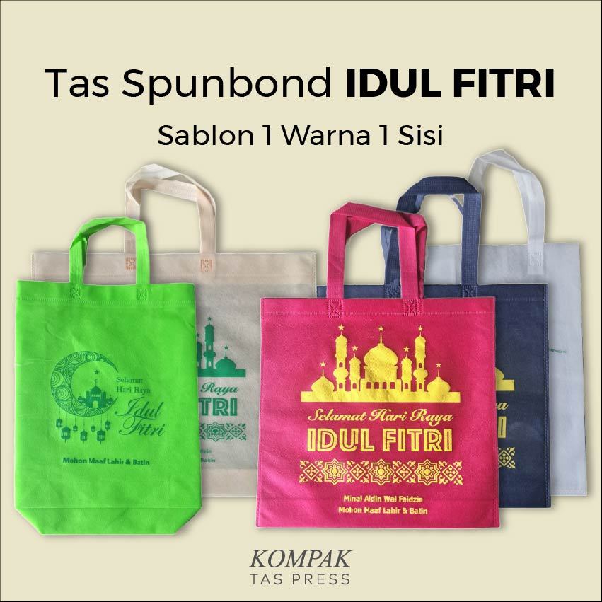 Jual Tas Idul Fitri Lebaran Handle Kantong Spunbond Goodie Bag Ready Murah | Shopee Indonesia