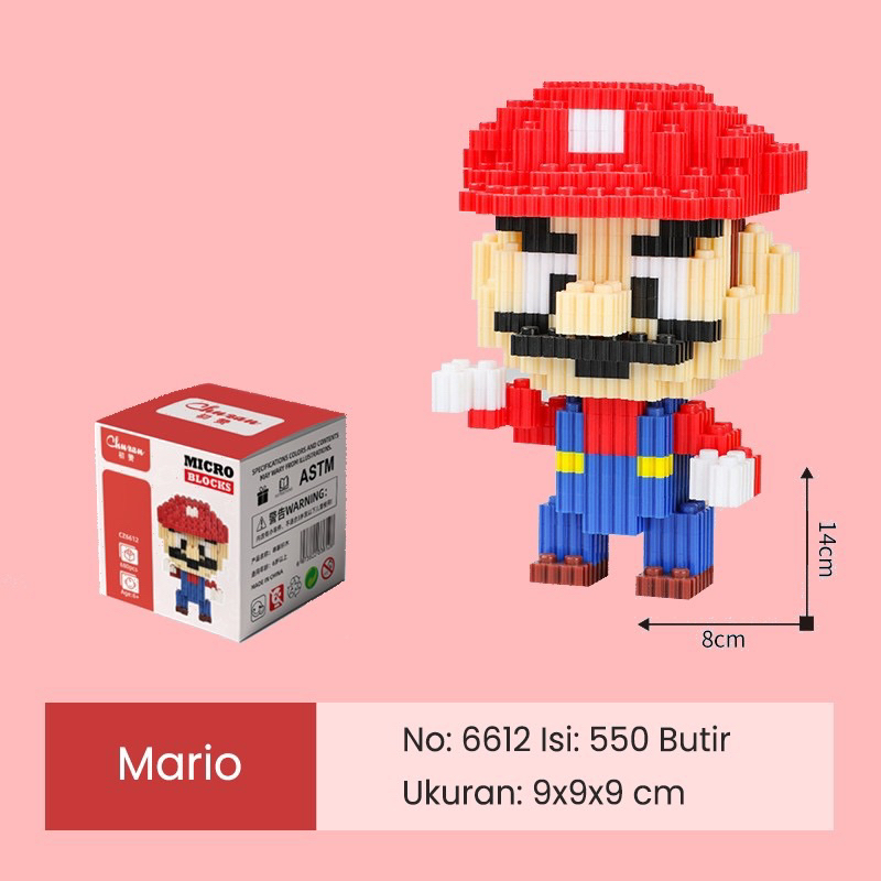 Jual DEALSHOP21 | NANO BRICK JUMBO - BESAR | Nano Block One Piece luffy ...