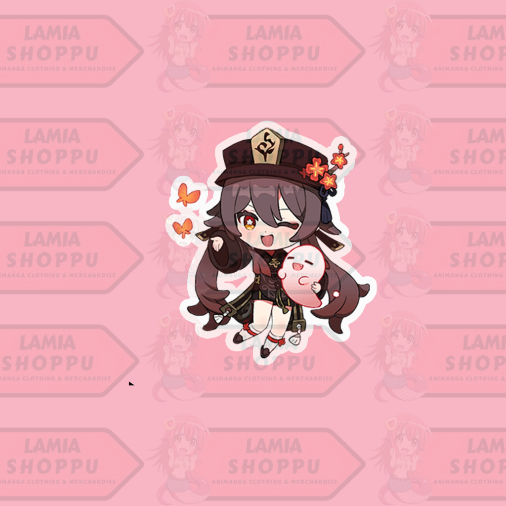 Jual Stiker Genshin Impact Hutao | Sticker Hutao Chibi Waifu | Shopee ...