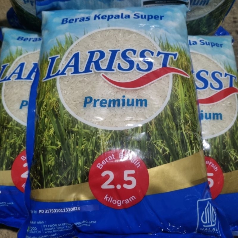 Jual Beras 2,5kg Larisst Premium | Shopee Indonesia
