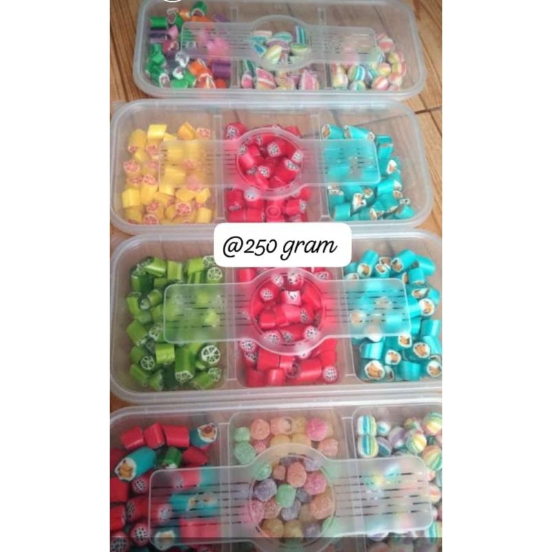 Jual permen bon bon// Sticky Candy//permen Skat//permen buah | Shopee ...