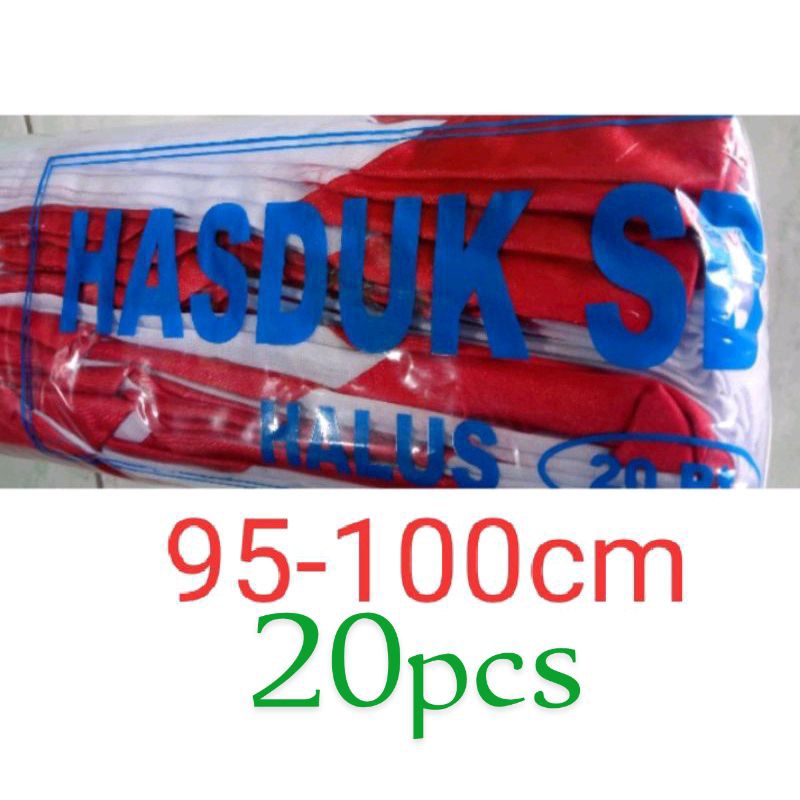 Jual Hasduk SD Pramuka Siaga TR Satin 20pcs | Shopee Indonesia