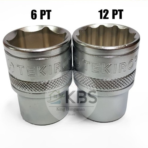 Jual TEKIRO Mata Sock 1/2" 27mm Mata Sok 27 mm Socket 6 PT / 12 PT Original | Shopee Indonesia