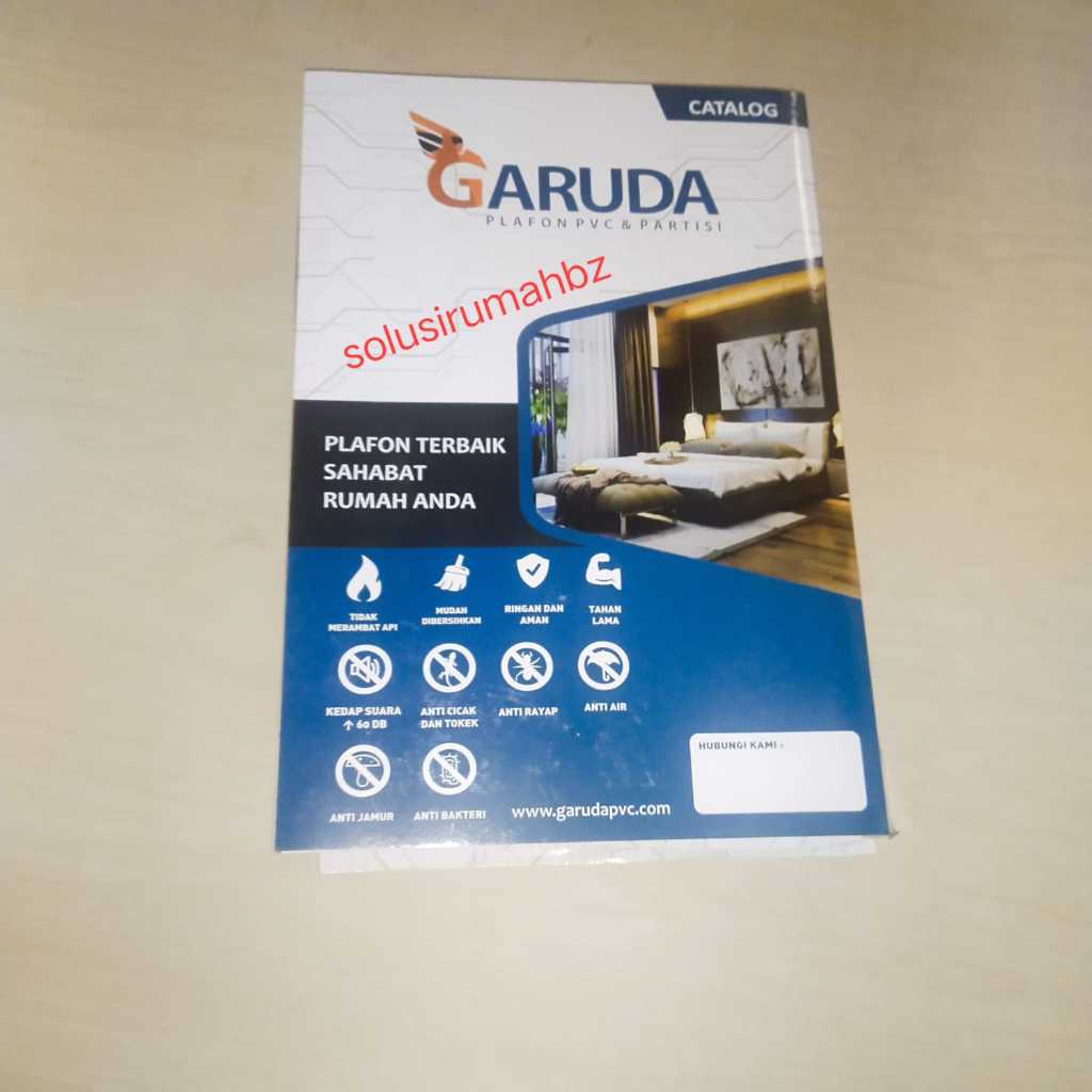 Jual katalog plafon pvc contoh asli plastik catalog kartu warna color ...
