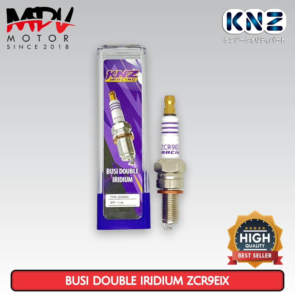 Jual BUSI DOUBLE IRIDIUM ZCR9EIX (KNZ) | Shopee Indonesia