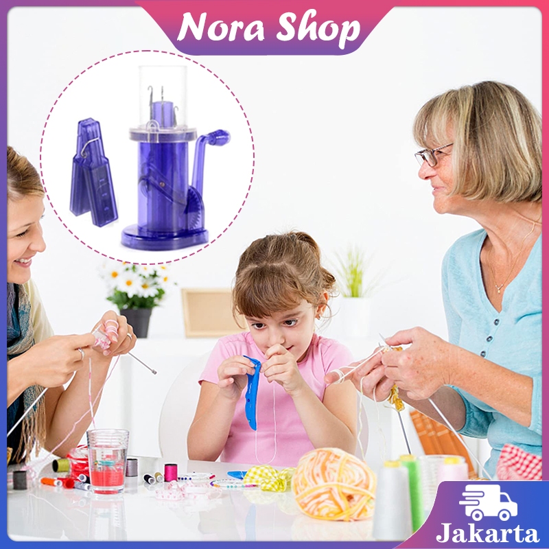 Jual Alat Rajut Alat Rajut Mini Manual DIY Alat Merajut Untuk Anak Hand ...