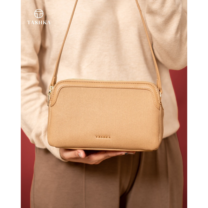Jual BELLE BAG BROWN - TASHKA | Shopee Indonesia