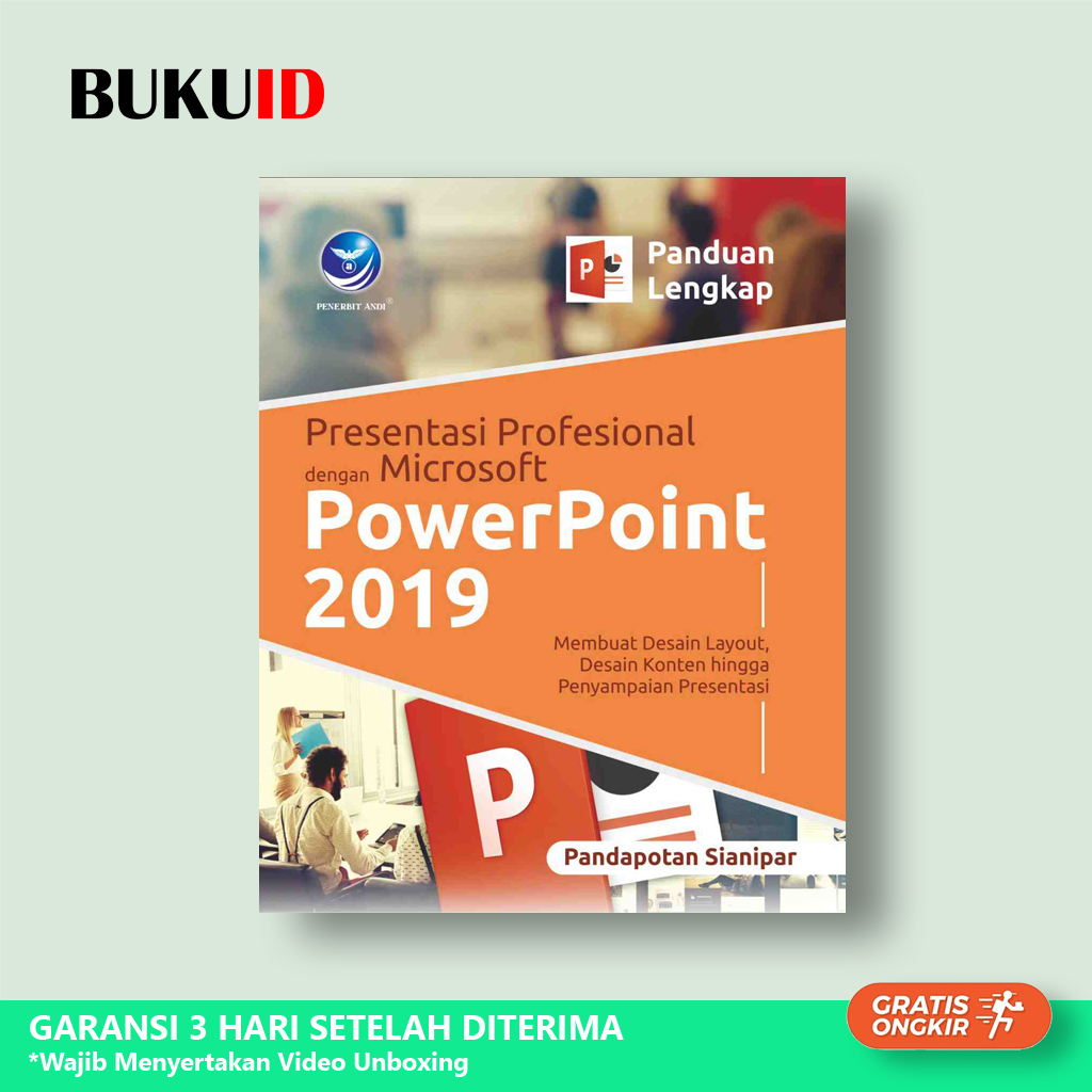Jual Buku Panduan Lengkap Presentasi Profesional dengan Microsoft PowerPoint 2019 - Original ...