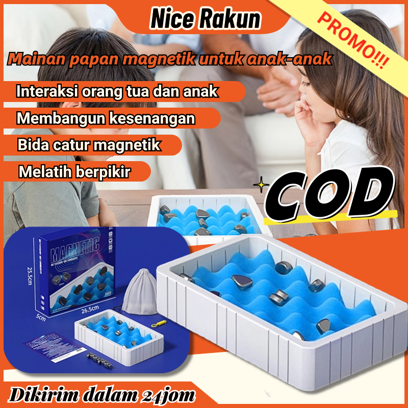 Jual Meja permainan magnet yang melatih konsentrasi, permainan catur ...