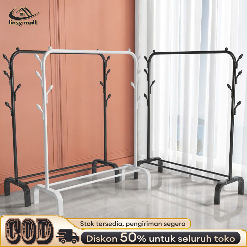 Jual Stand Hanger Gawang Single Rak Gantungan Baju 150 cm Rak Gantungan ...