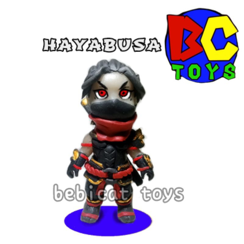 Jual mainan action figure mini figure chibi HAYABUSA MOBILE LEGENDS ...