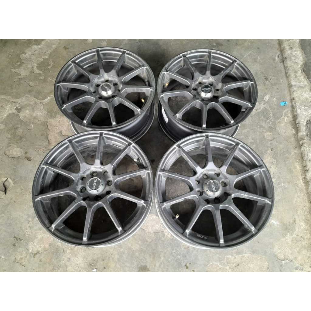 Jual Velg Rep. Sparco Ring 15 Pcd 4x100/114.3 Brio Freed City Mobilio ...