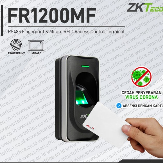 Jual Fr1200-Mf Rs485 Slave Fingerprint & Mifare Reader For Access ...