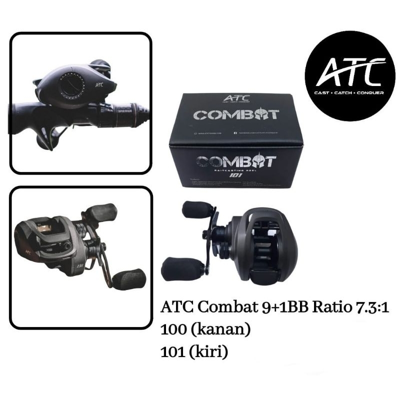 Jual Reel BC ATC combat 101 (HANDLE KIRI) | Shopee Indonesia