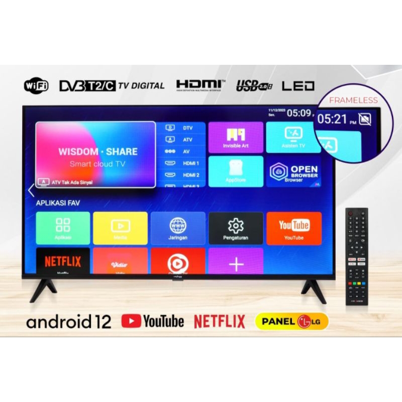 Jual Android TV Smart Advance ADV-4201A TV HD 42″inch TV Digital ...