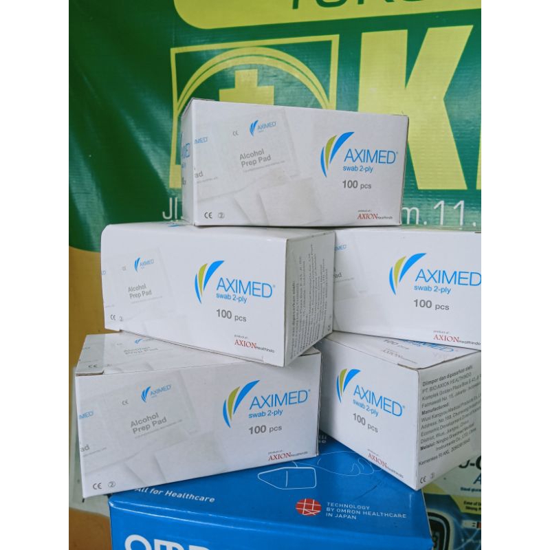Jual Alkohol prep pad Aximed per box isi 100pcs | Shopee Indonesia