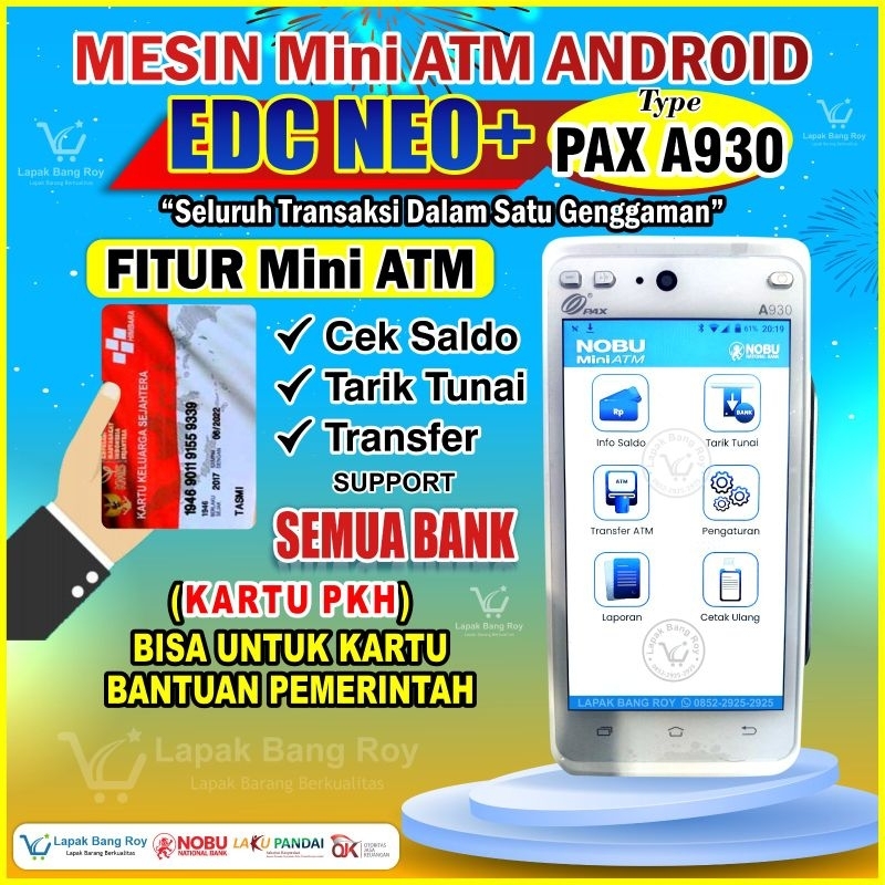 Jual EDC NEO Android Type PAX A930 | Shopee Indonesia