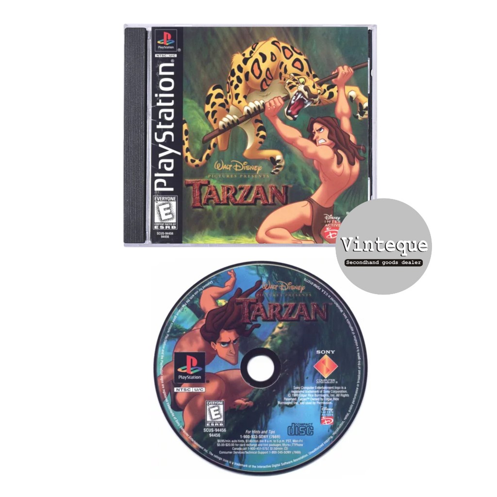 Jual Kaset CD PS1 Playstation 1 Original Pabrik Tarzan | Shopee Indonesia