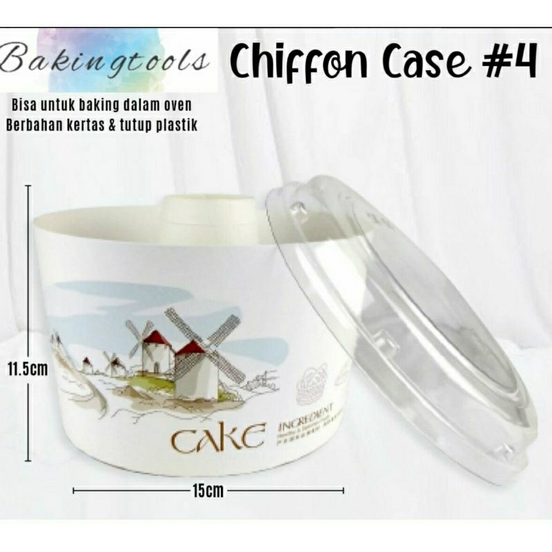 Jual Chiffon case white #4 isi 9 pcs bisa untuk Baking di oven | Shopee ...