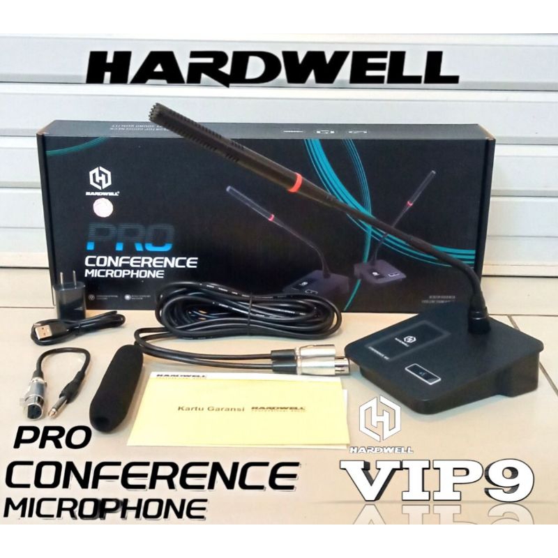 Jual Mic Podium Hardwell VIP9 VIP 9 Mic Meja /Conference Hardwell VIP9 Original | Shopee Indonesia