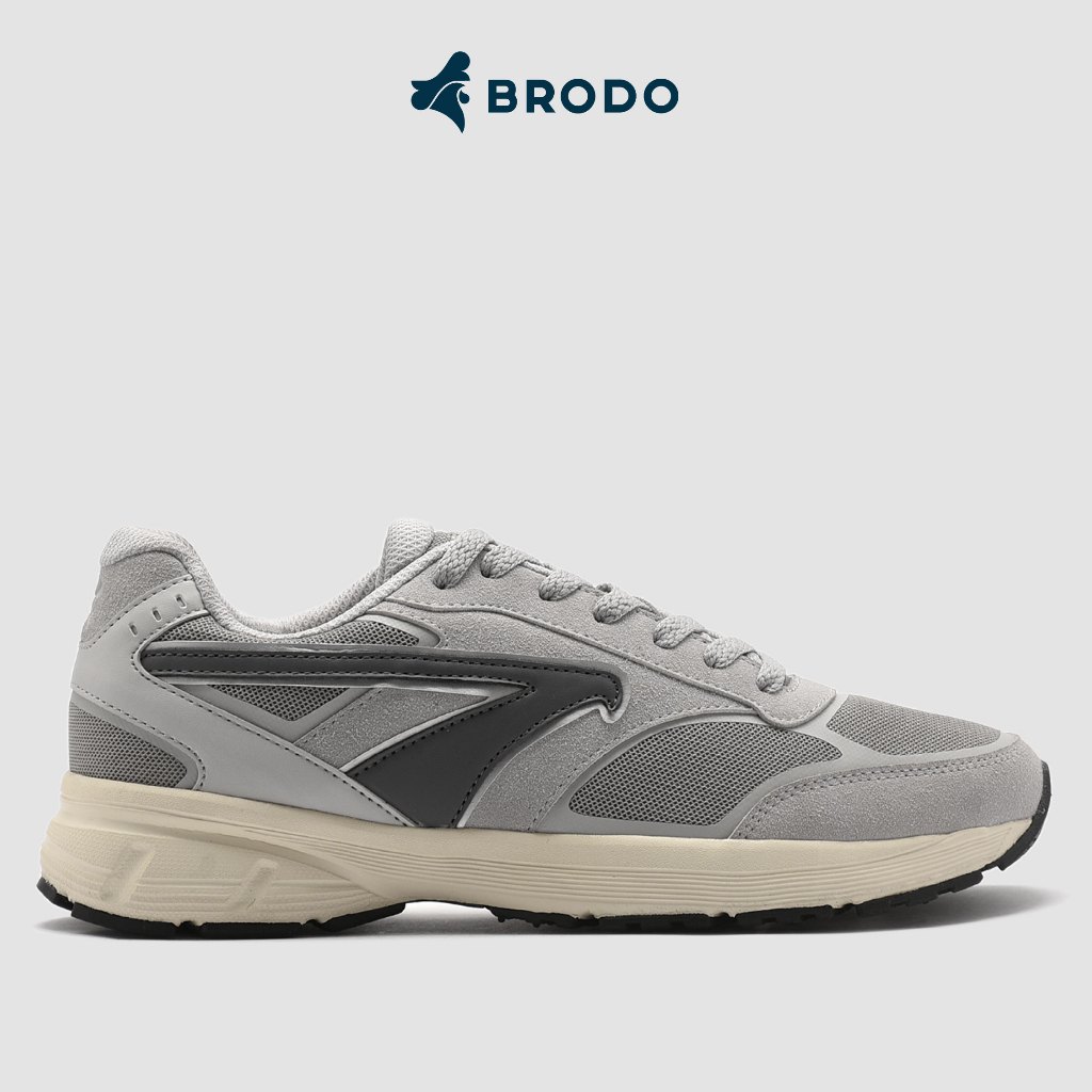 Jual BRODO - Sneakers Ace Nova Grey OWS | Shopee Indonesia