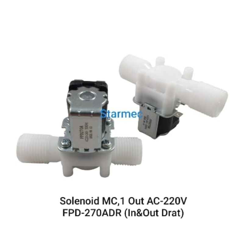 Jual Selenoit Selenoid LURUS FPD 270A Valve Mesin Cuci 1/2 Water Inled ...