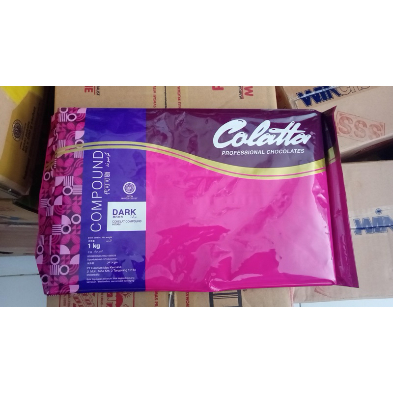 Jual Colatta Dark Compound Chocolate 1kg || DCC | Shopee Indonesia