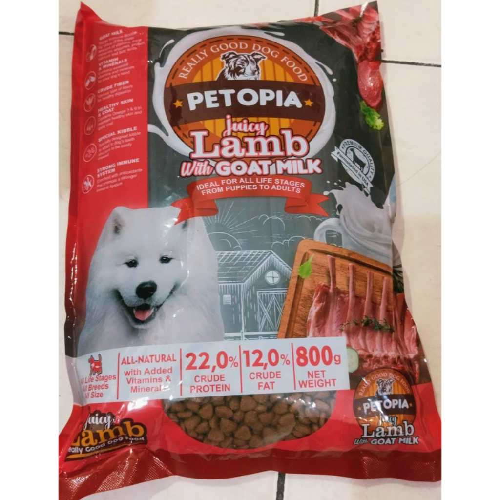 Jual PETOPIA DRY DOG FOOD REPACK 800gr [ MAKANAN ANJING ] | Shopee ...