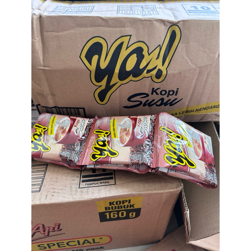 Jual kopi ya susu renceng 10 sachet | Shopee Indonesia
