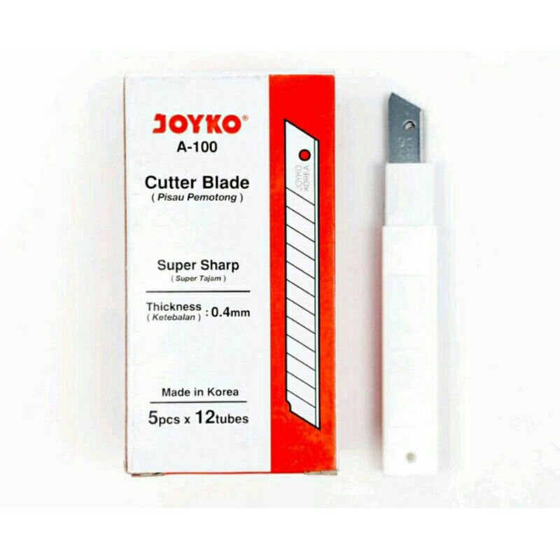 Jual Isi / Refill cutter kecil joyko A-100 isi 5 blades | Shopee Indonesia