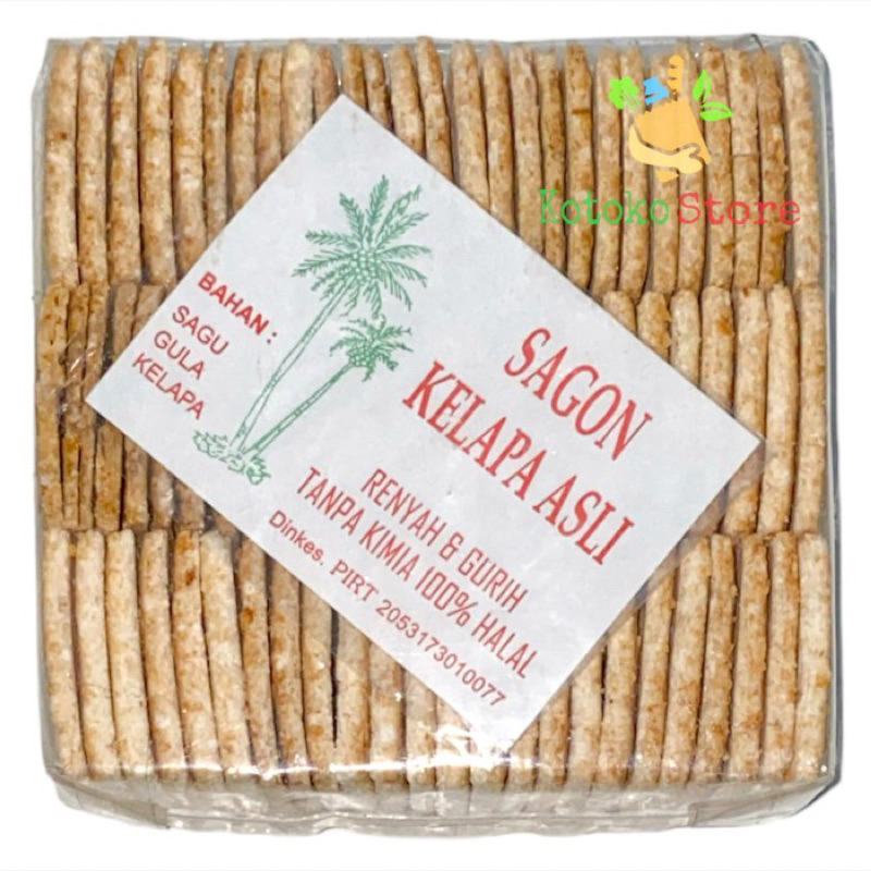 Jual KUE SAGON ASLI KELAPA 500gr (SAGON KOTAK) | Shopee Indonesia