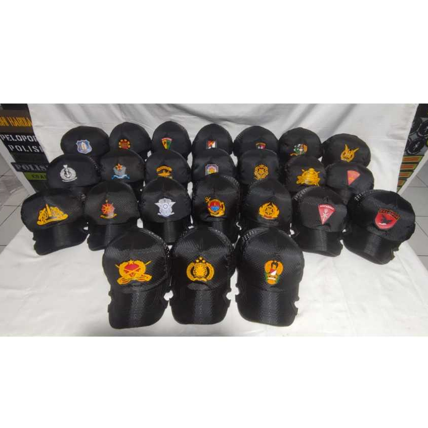 Jual TERBARU TOPI COWAK MOTIF TAWON / TOPI PUNISHER / TOPI LOGO KARET ...