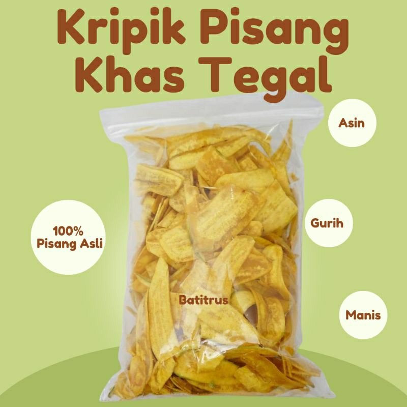 Jual Kripik Pisang Khas Tegal 250gram | Shopee Indonesia