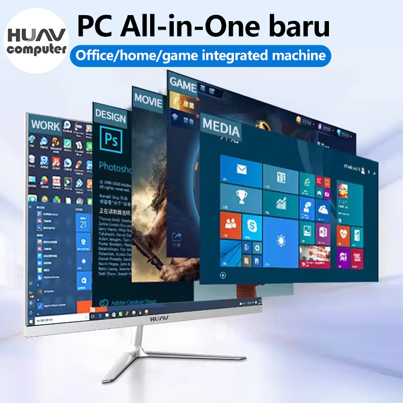 Jual Huav Komputer PC All-in-One Full Set Baru, Intel Prosesor Core i3, RAM 8G, SSD 512G,Full HD ...