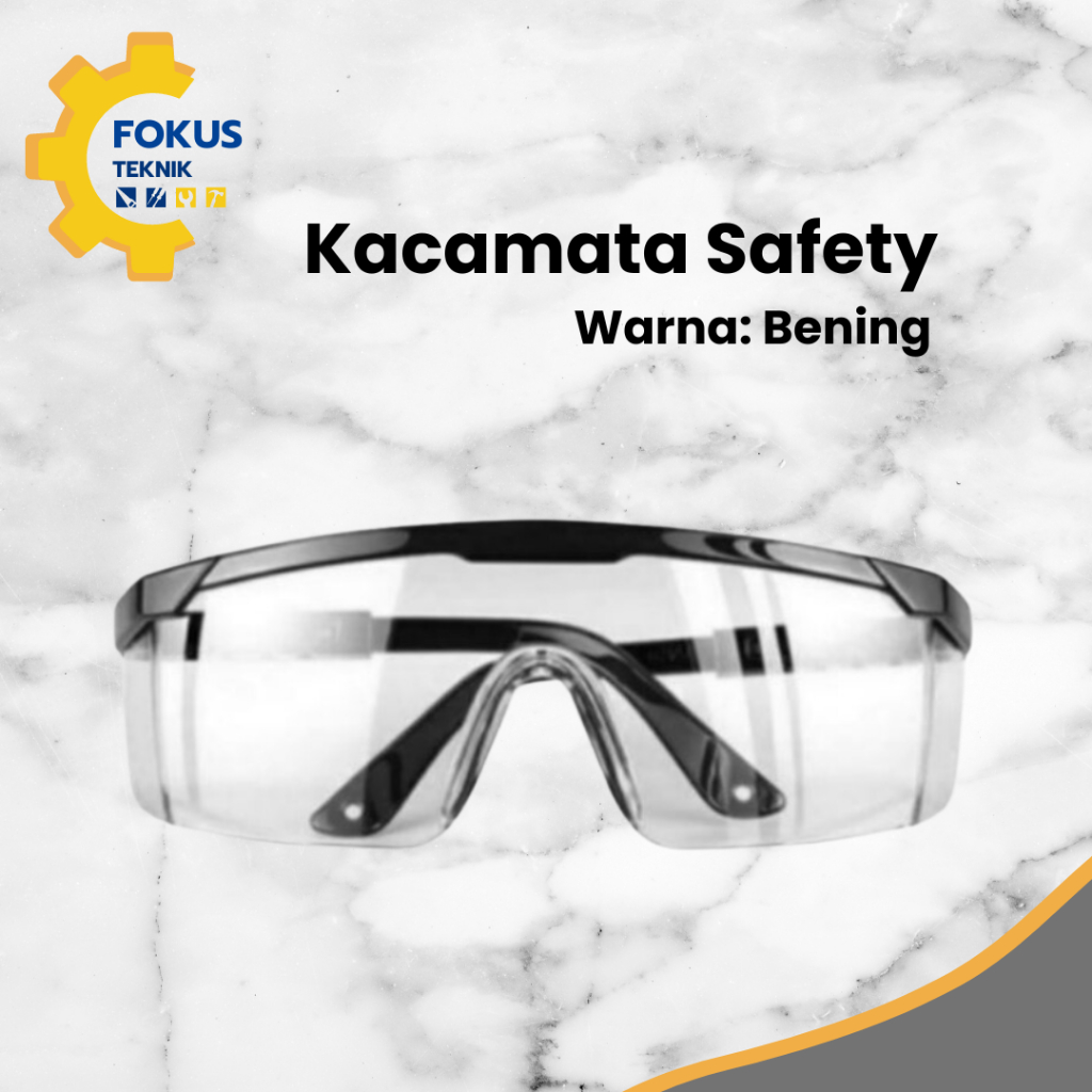 Jual Kacamata Safety Gerinda / Kacamata Las / Glasses Legion Bening ...