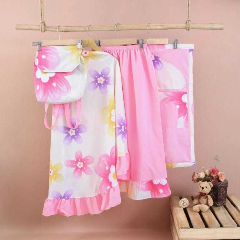 Jual Mukena Anak Mukena Tas Anak 3 in 1 Mukena Tas Sajadah Anak 2-6 ...