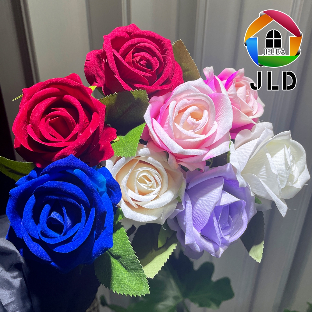 Jual JieLiDa Bunga mawar palsu/The simulation flower/harga pertangkai ...
