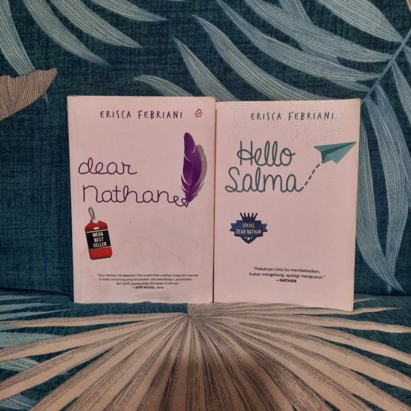 Jual Paket Dear Nathan Hello Salma Buku Novel Erisca Febriani ORIGINAL ...