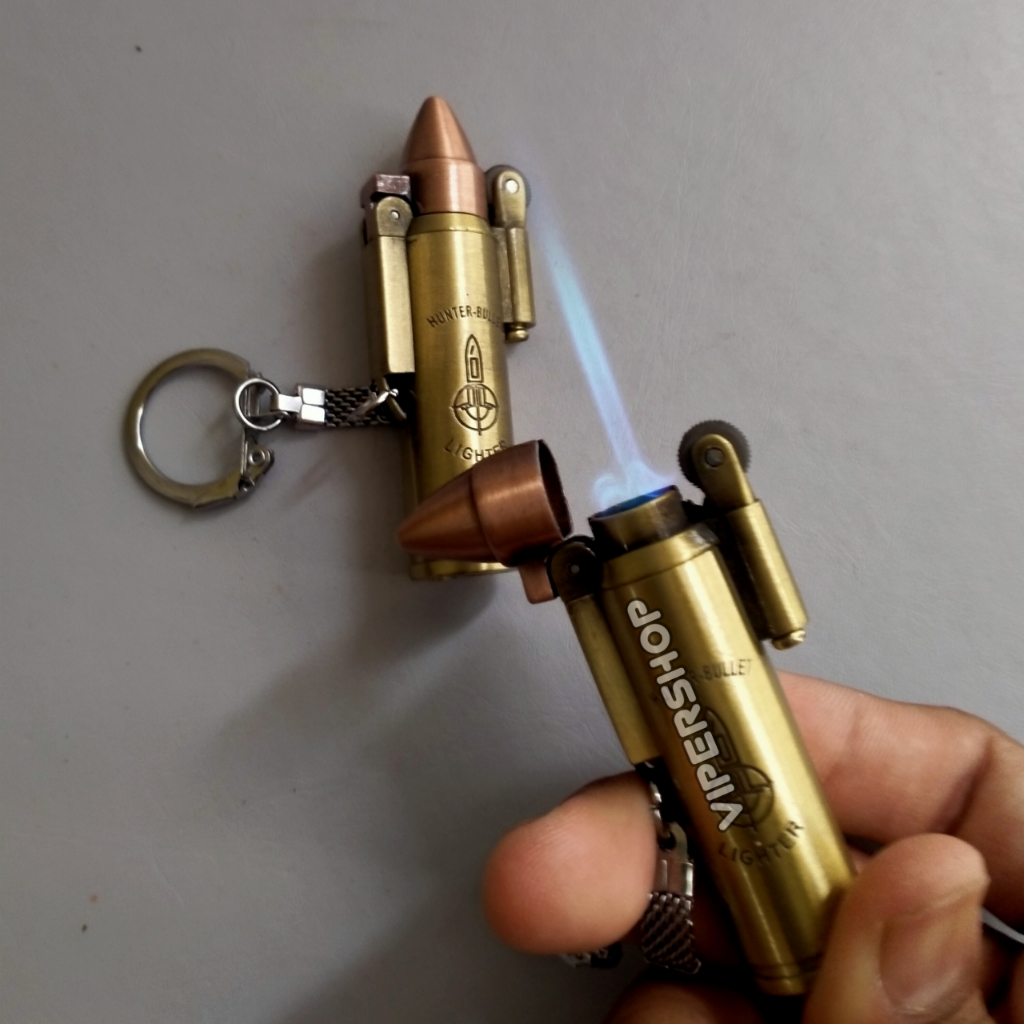 Jual Korek Api Gas Las Roda Model Gantungan Kunci Peluru Daling Mancis ...