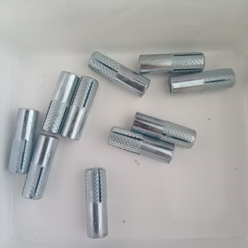 Jual Mur Dynaset galvanis m6/Mur Dynaset besi putih 6mm | Shopee Indonesia