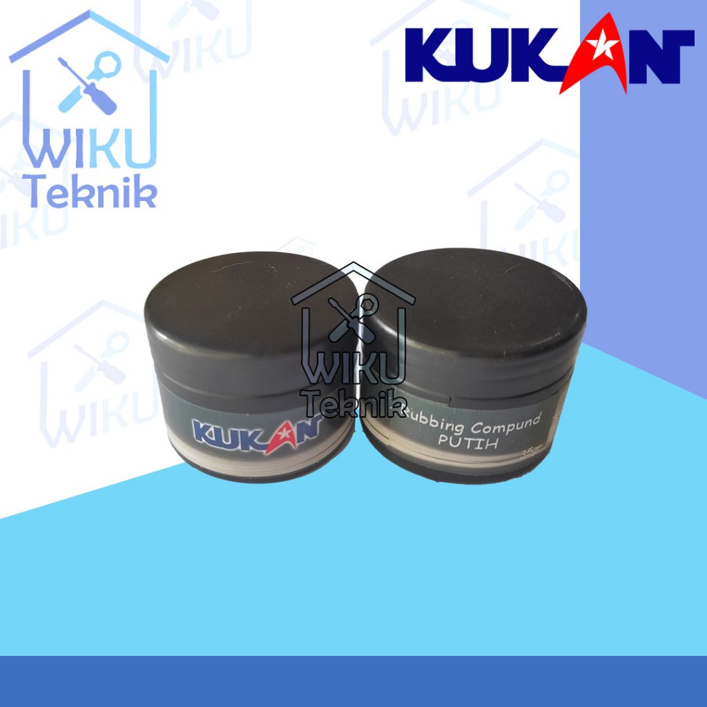 Jual KUKAN Kumpon Kompon Halus PUTIH Poles Pengkilap Bodi Mobil Helm ...