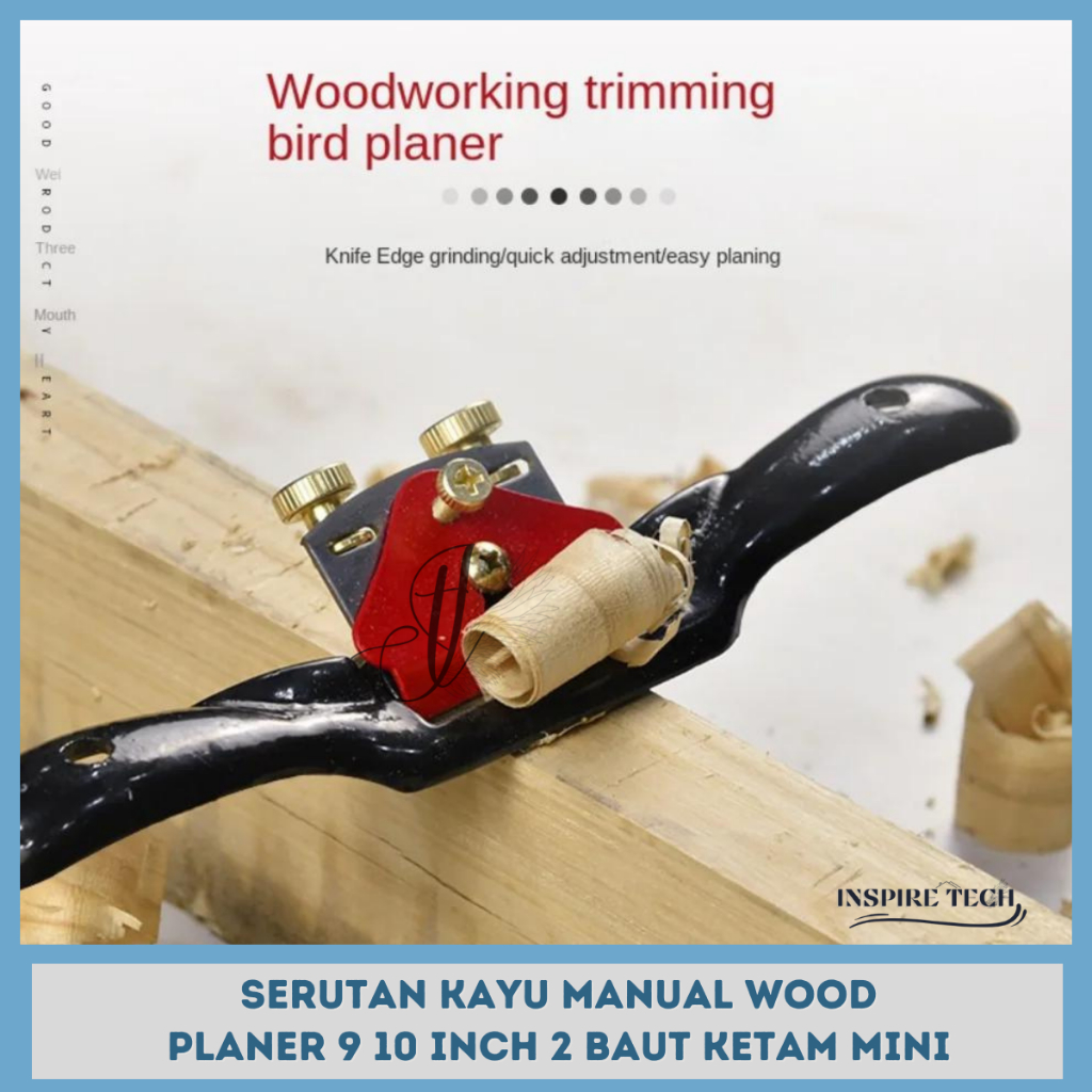 Jual Alat Serut Kayu Manual Ketam Mini Serut Kayu WOOD PLANER 9 10 INCH ...